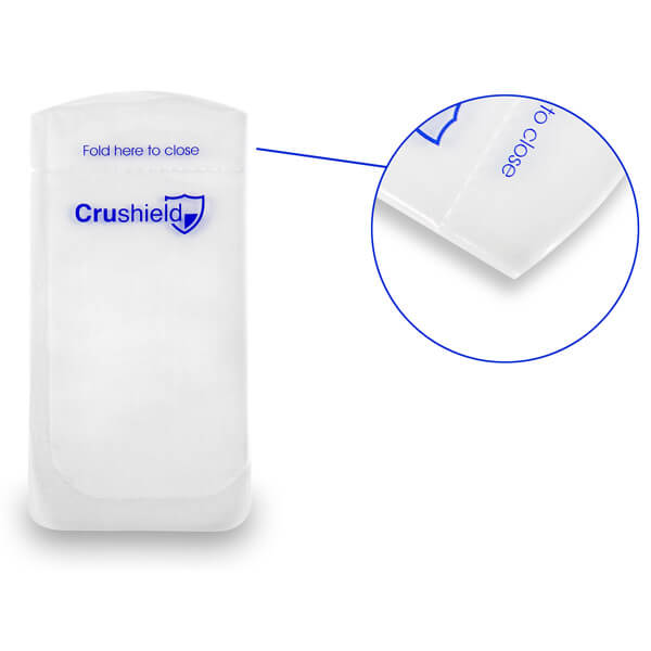 Crushield® Heavy Duty Fold Over Tear Top Pill Crusher Pouch - Maxpert ...
