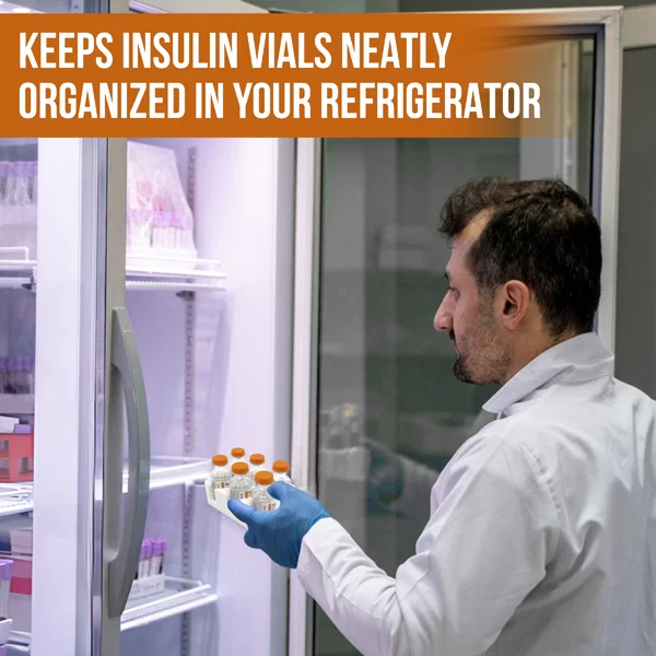 Easy View Insulin Vial Storage Caddy - Maxpert Medical