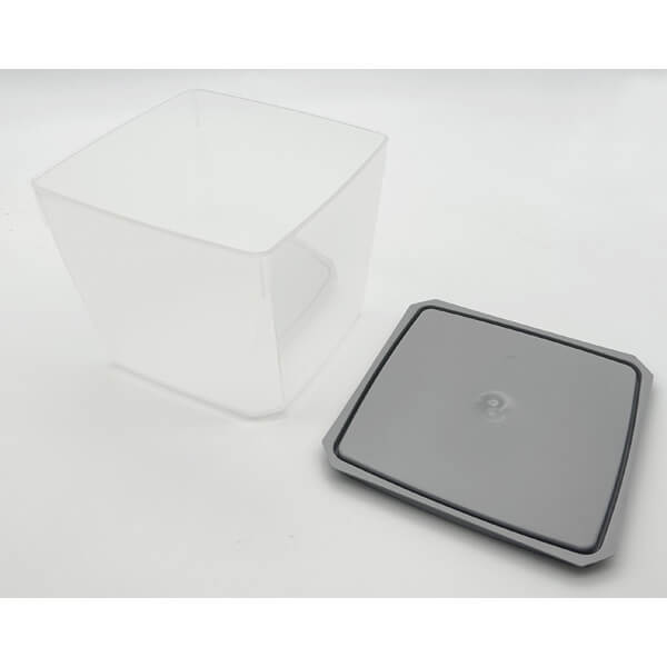 Ultra Square Storage Container with Lid, Semi-Clear, 5 Pack - Maxpert ...